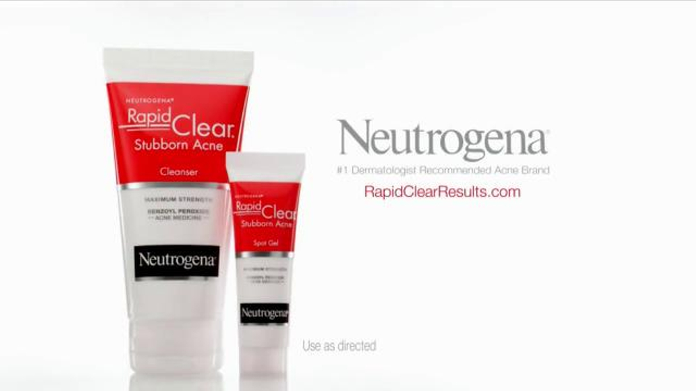 Neutrogena Rapid Clear TV Commercial, 'Acne Before & After: Elizabeth's ...