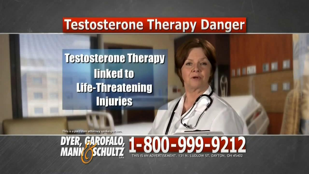 Dyer, Garofalo, Mann & Schultz TV Commercial, 'Testosterone Therapy ...
