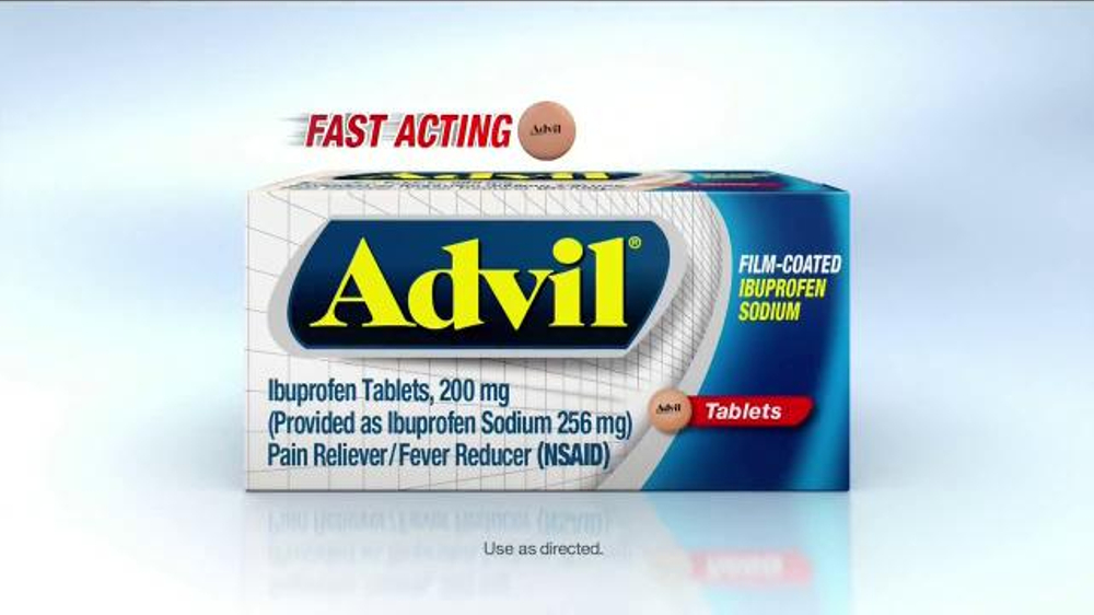 Advil TV Commercial, 'Fast Acting Film-Coated Relief' - iSpot.tv