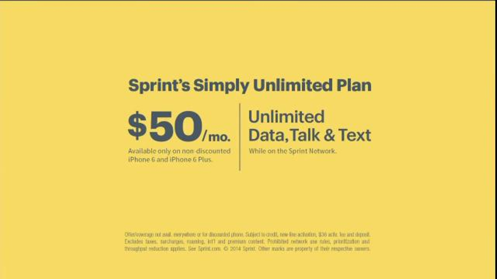 Sprint TV Commercial, 'Best Unlimited Plan Ever' - iSpot.tv