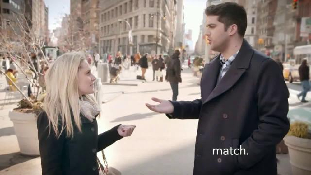 Match.com TV Commercial, 'Match on the Street: Place to Meet Men ...