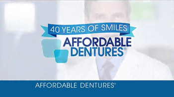 Affordable Dentures TV Commercial, '40 Years of Smiles' - iSpot.tv