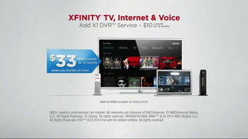 XFINITY X1 Entertainment Operating System TV Commercial, 'TV & Internet ...
