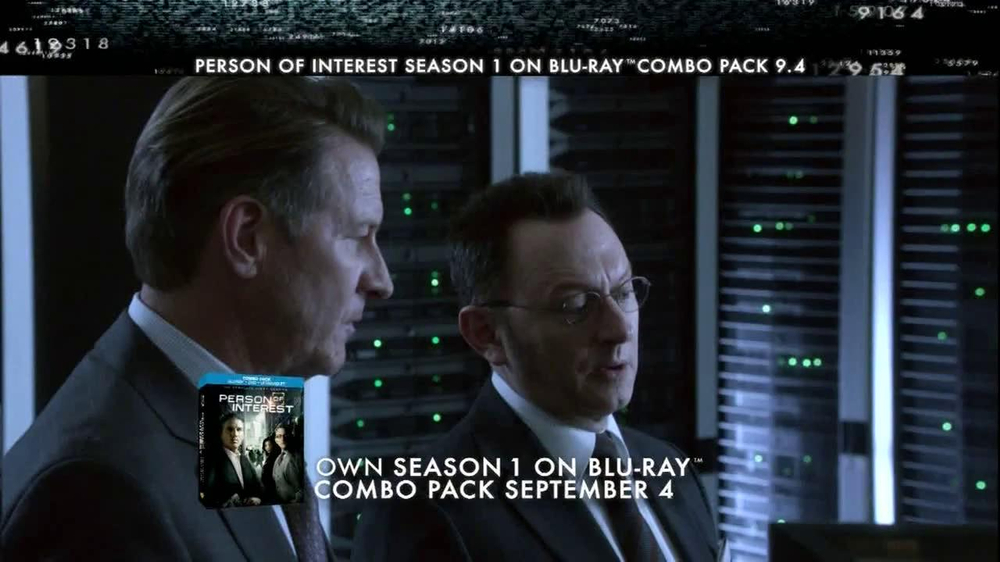 CBS TV Commercial for Person of Interest Season 1 on Blu-Ray, Combo ...