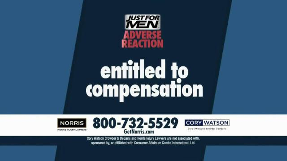 Norris Injury Lawyers TV Commercial, 'Just For Men' - iSpot.tv