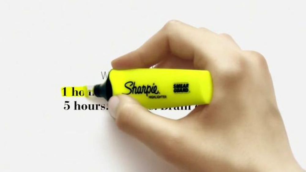 Sharpie Highlighter TV Commercial, 'Always Know When to Stop' - iSpot.tv