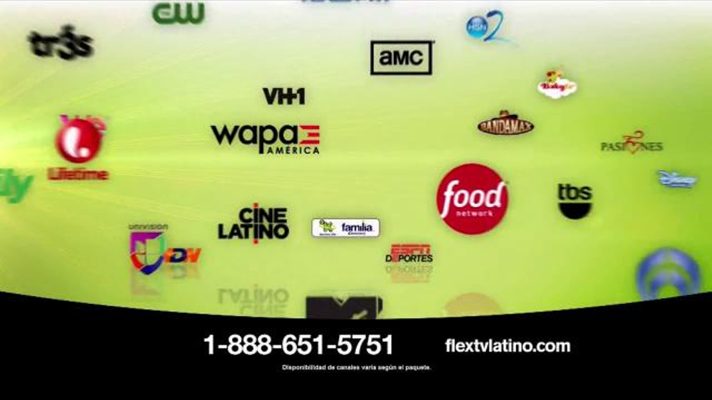 Flex TV TV Commercial, 'Sin Contractos' - iSpot.tv