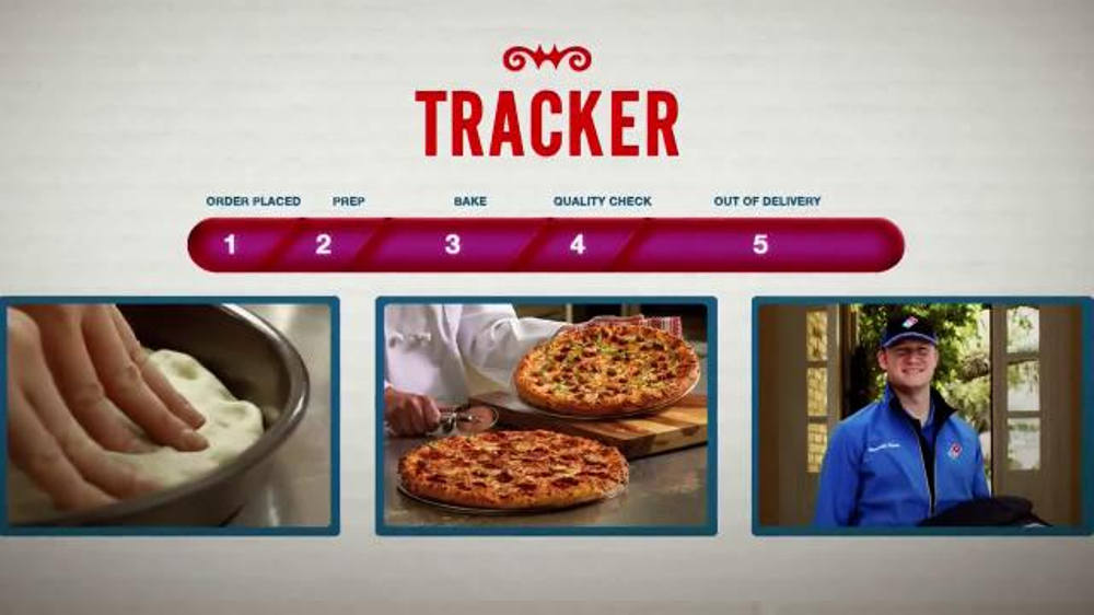 Domino's Pizza Pizza Tracker TV Spot - iSpot.tv