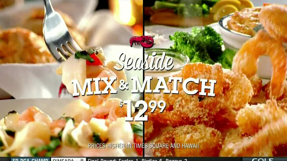 Red Lobster Seaside Mix & Match TV Commercial, 'Stewart' - iSpot.tv