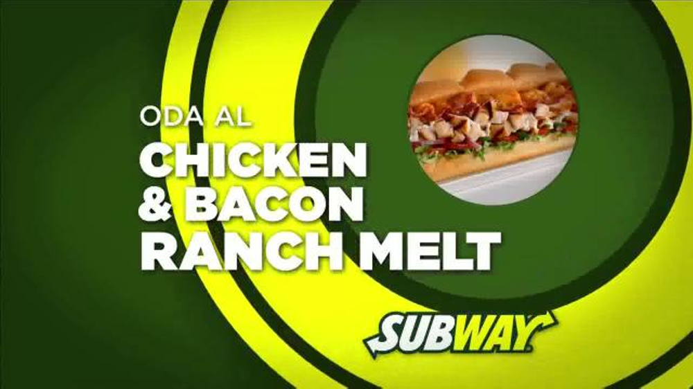 Subway TV Commercial, 'Oda al Chicken & Bacon Ranch Melt' - iSpot.tv