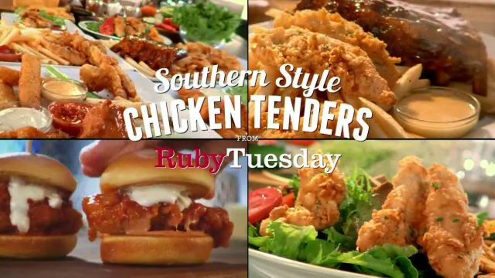 Ruby Tuesday Southern Style Chicken Tenders TV Commercial, 'You'll Love ...