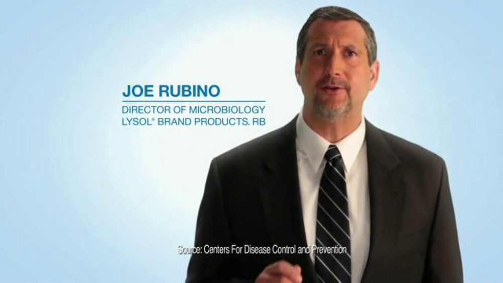 Lysol Disinfectant Spray TV Commercial, 'Words from Joe Rubino' - iSpot.tv