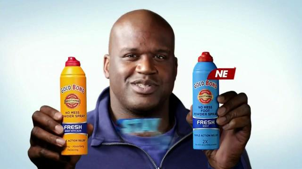 Gold Bond Powder Spray TV Commercial, 'Nine Cool Feet' Feat. Shaquille ...