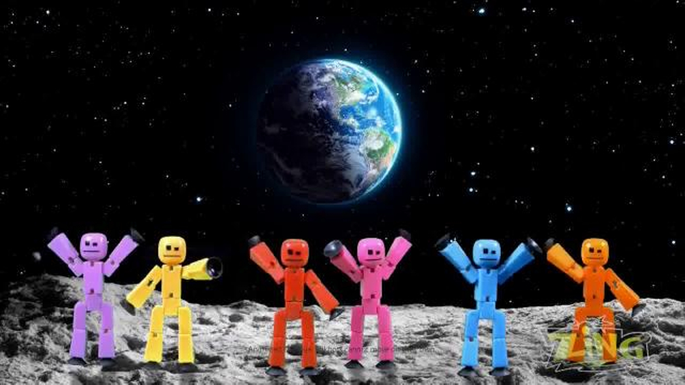 StikBot TV Commercial, 'On the Moon' - iSpot.tv