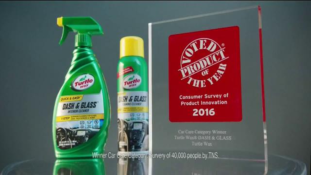 Turtle Wax Dash & Glass TV Commercial, 'Product of the Year' - iSpot.tv