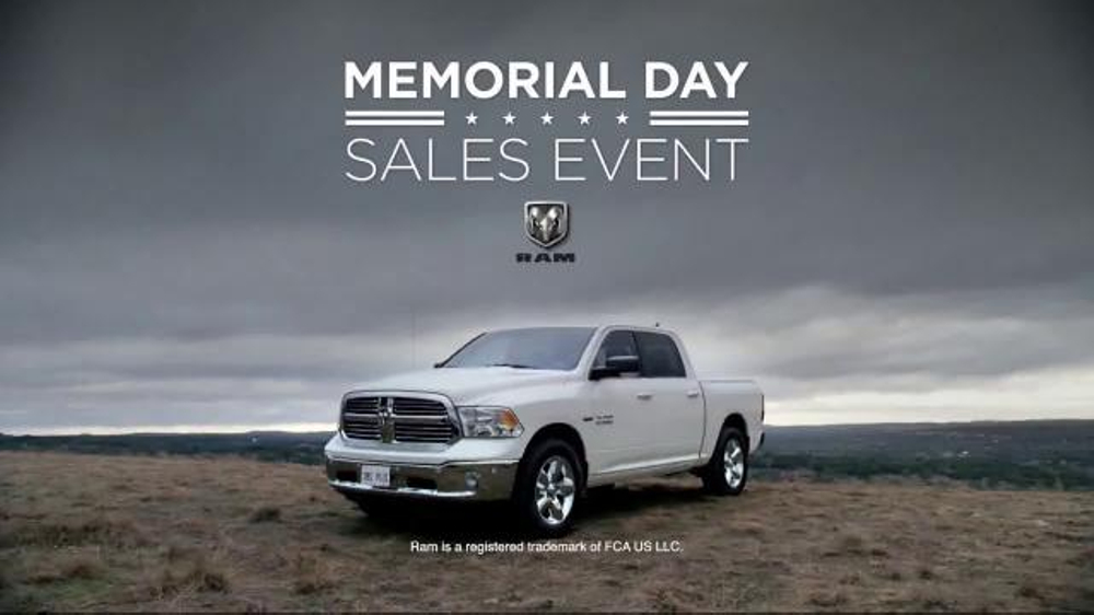 Ram Memorial Day Sales Event Tv Commercial Leadership Ram 1500
