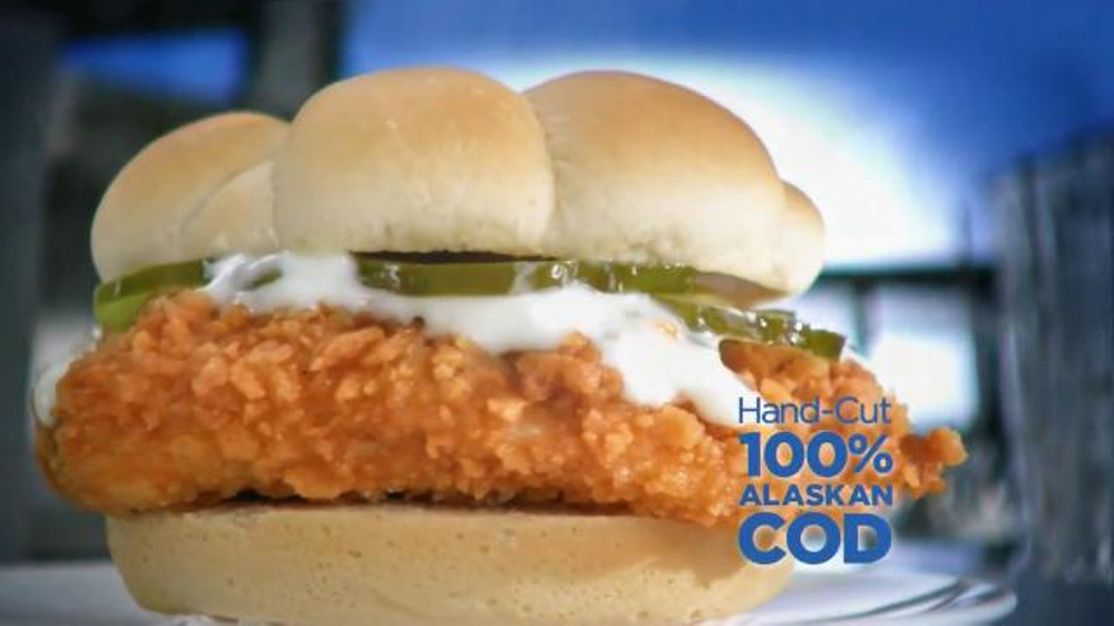 Long John Silver's Coastal Cod Sandwich TV Commercial, 'A Real Fish ...