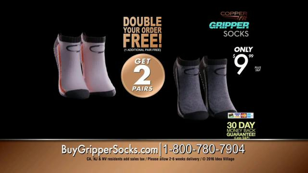 Copper Fit Gripper Socks TV Commercial, 'Change Your Workout' Feat ...