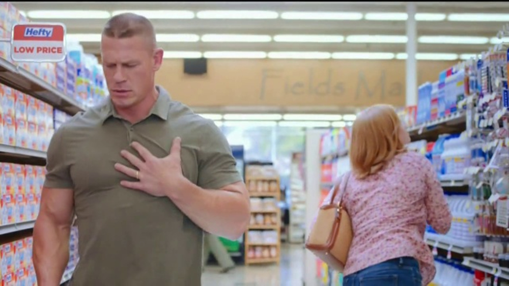 Hefty Ultra Strong TV Commercial, 'Becoming Cena' Feat. John Cena, Rob ...
