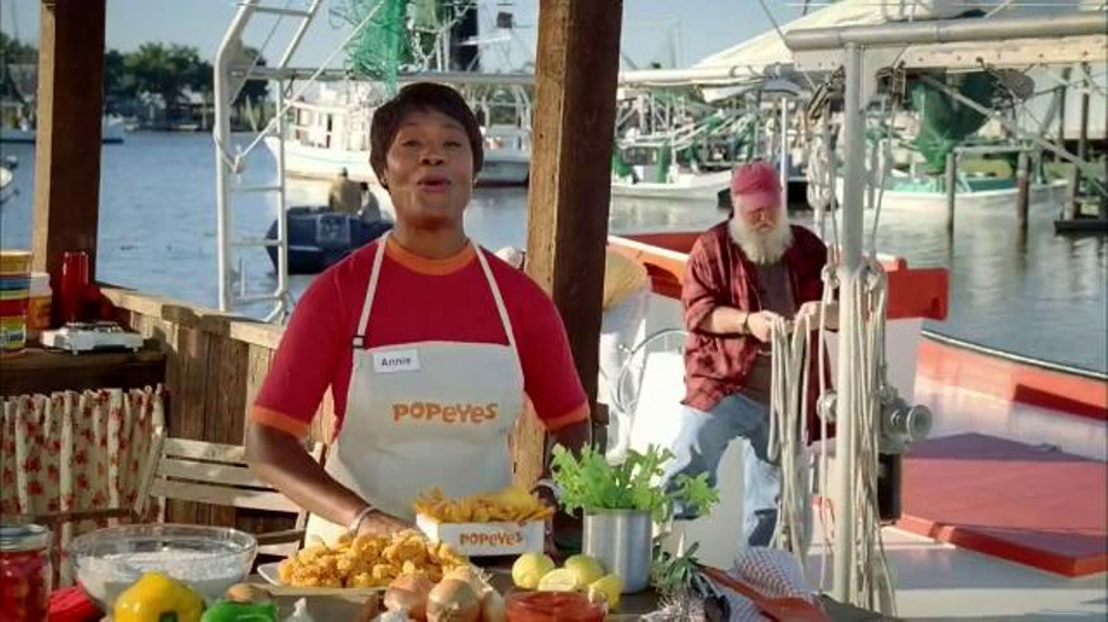 Popeyes Butterfly Shrimp Tackle Box TV Commercial, 'Squished Fish Patty ...