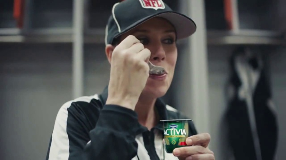 Dannon Activia TV Commercial, 'NFL Official' Featuring Sarah Thomas ...