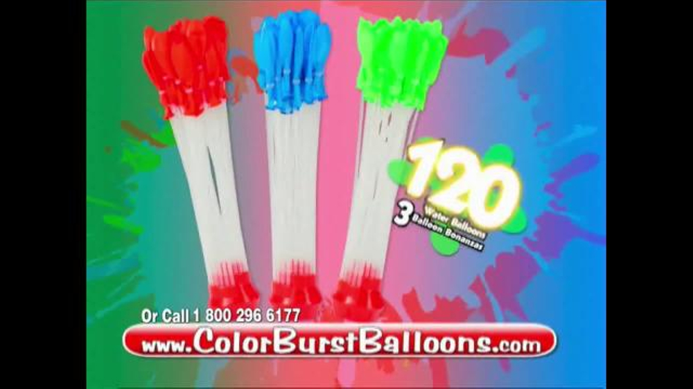 Balloon Bonanza Color Burst TV Commercial, 'Colored Water' - iSpot.tv