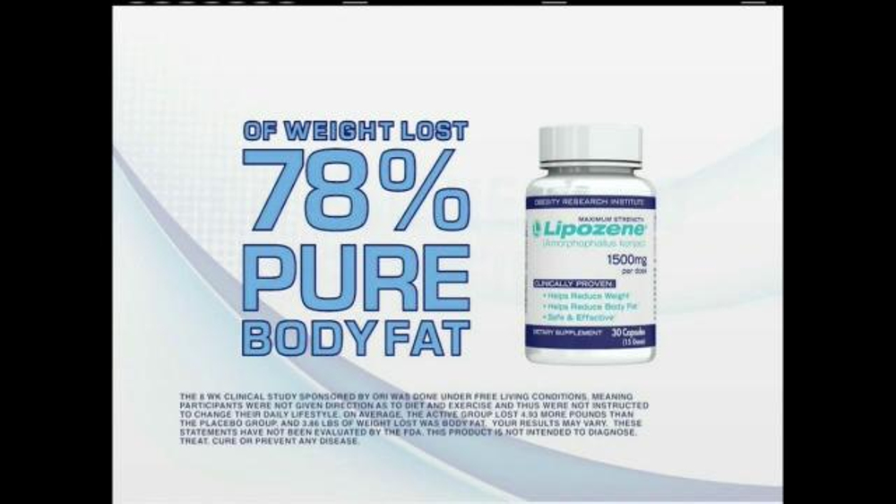 Lipozene TV Commercial, 'Fat and Water' - iSpot.tv