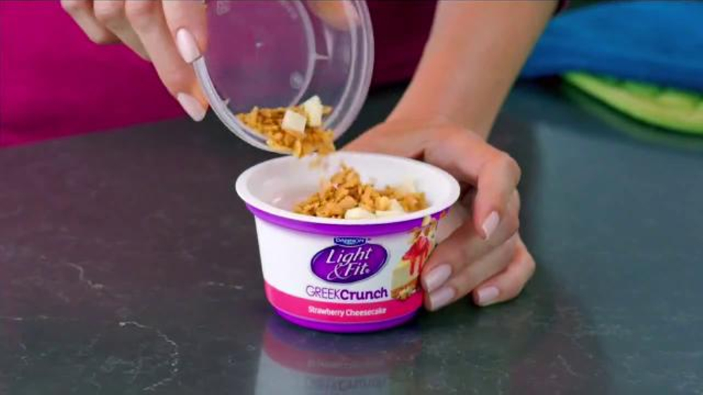 Dannon Light & Fit Greek Crunch TV Commercial, 'Shake' - iSpot.tv