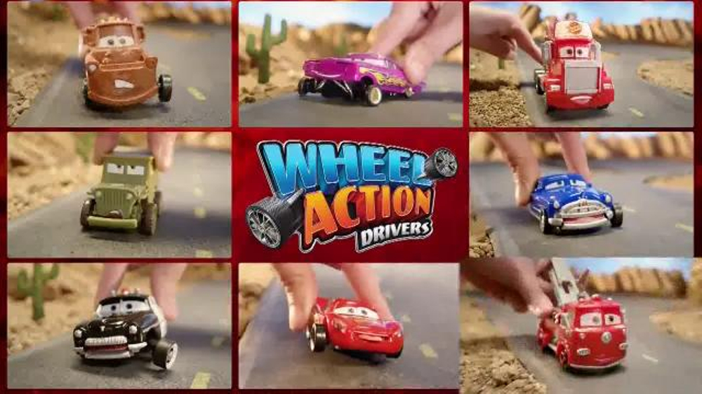 Disney Pixar Cars Wheel Action Drivers and Mack Playset TV Commercial ...