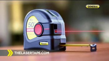 General Tools 2-in-1 Laser Tape Measure TV Commercial, 'Single Handedly' - iSpot.tv