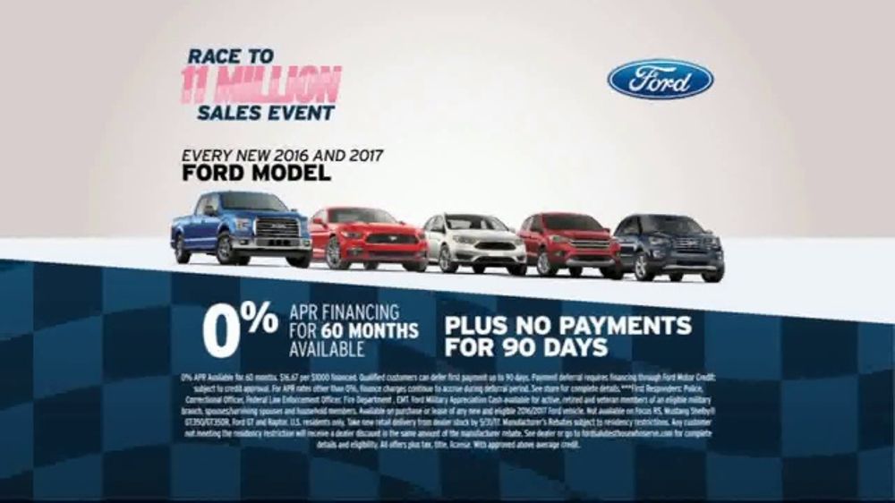 AutoNation Race to 11 Million Sales Event TV Commercial, 'Ford Models ...