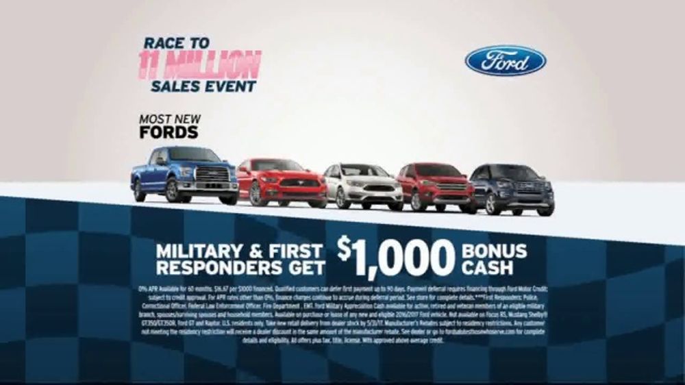 AutoNation Race to 11 Million Sales Event TV Commercial, 'Ford Models ...