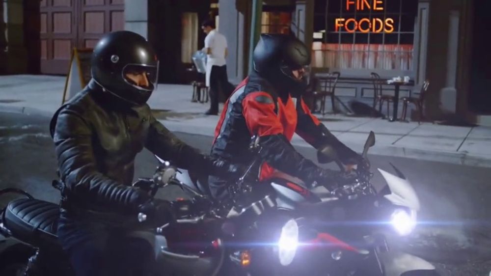 GEICO Motorcycle TV Commercial, 'Neon' Song by Strange Weather - iSpot.tv