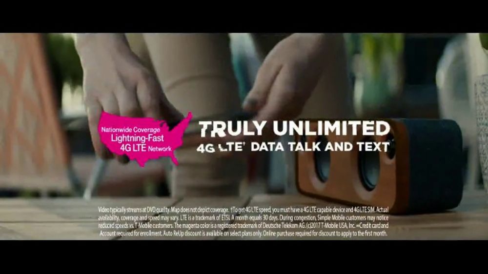 SIMPLE Mobile Truly Unlimited TV Commercial, 'Bring Your Own Phone ...